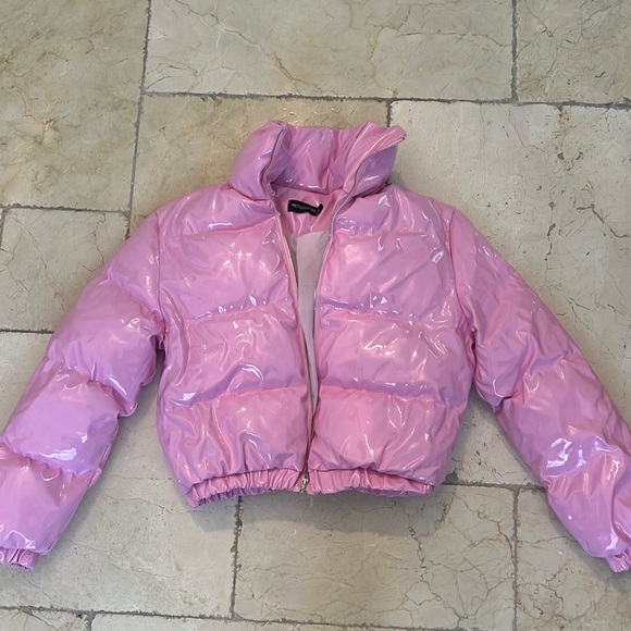 PrettyLittleThing | Jackets & Coats | Pink Puffer Jacket | Poshmark